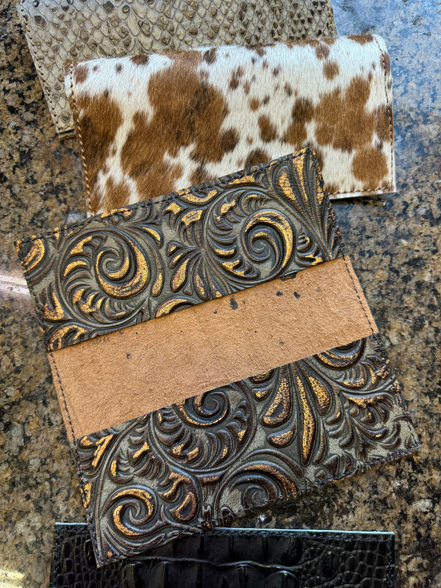 Checkbook Covers – Bar Circle L Leather & Bags