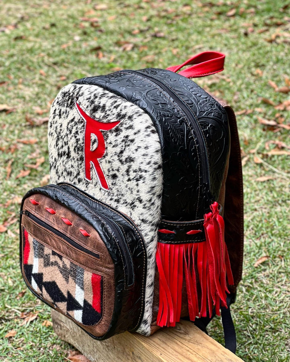 Custom Backpack – Bar Circle L Leather & Bags