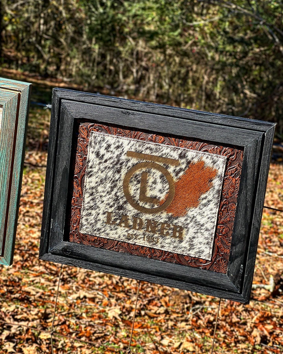 Custom Engraved Cowhide Signs – Bar Circle L Leather & Bags